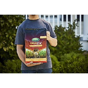 Scotts GrubEx1 Season Long Grub Killer Protects Lawns Up to 4 Months, 5,000 sq. ft., 14.35 lbs. (2-Pack)
