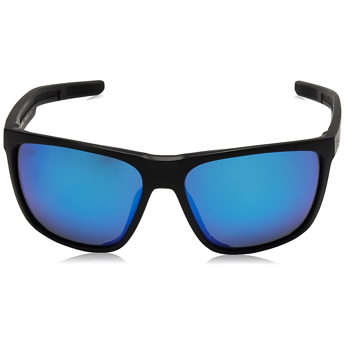 Costa Del Mar Man Sunglasses, Matte Black Frame Blue Mirror Lenses - 62MM