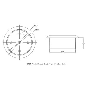 Cadence 1" Car Tweeters Pair Piezo Hybrid Q75T Replacement Speakers 400W, Modified Car High Fidelity Stereo Speaker Silk Dome Tweeter Car Audio