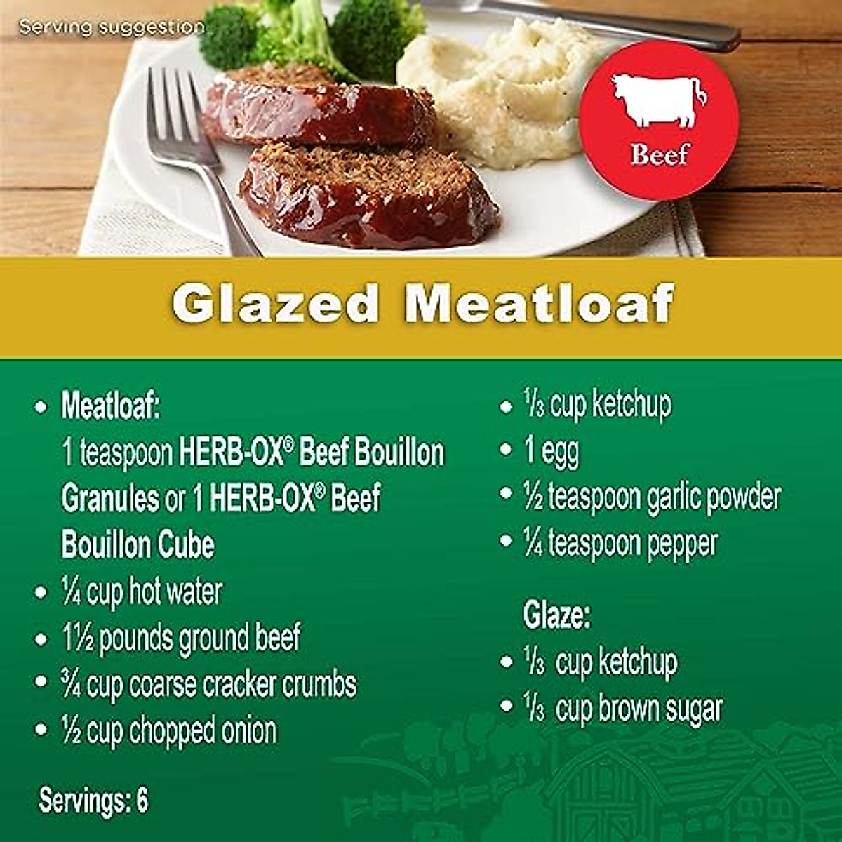 HERB-OX Beef Bouillon Cubes, Beef Stock Seasoning, 25 Ct, 3.25 oz