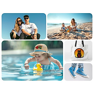 PUNEHOD L1800 DTF Transfer Printer with Roll Feeder,Direct to Film Print-preheating A3 DTF Printer for Dark and Light Clothing VS DTG Printer (A3 DTF Printer +Oven)