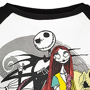 Disney Nightmare Before Christmas Sally Oogie Boogie Toddler Girls 2 Pack Long Sleeve T-Shirts Black/Grey 4T