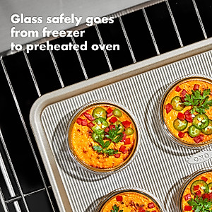 OXO Good Grips 8 Piece Prep, Serve and Store Smart Seal Glass Food Storage Set