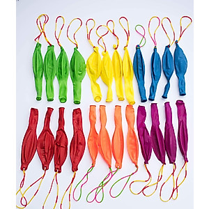 Punch Balloons Party Favors For Kids (24 Pack) - Best For Birthday Gift Bags, Kids Games And Party Games - Extra Large, Eco Friendly Natural Latex Punch Balls - For Boys And Girls