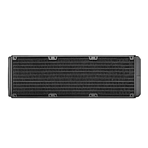 Thermaltake TOUGHLIQUID Ultra 360 AIO Liquid Cooler,AMD(AM5/AM4)/Intel(LGA 1700/1200),2.1 Inch Rotational LCD Display,2500RPM Radiator Fan,TT RGB Plus/Alexa/Razer Chroma Enabled,CL-W323-PL12GM-B,Black