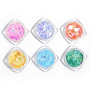 Stars Crystal Sequins Epoxy Resin Mold Filler Holographic Nail Sequins Glitter Flakes for Nail Art Decorations