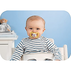 MAM Air Matte Pacifiers, for Sensitive Skin, Best Pacifier for Breastfed Babies, Girl Pacifiers, 16+ Months, 4 Count