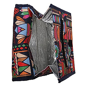 Lily Bloom Insulated Foldover Top Lunch Cooler/Tote Bag