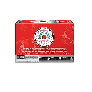 The Original Donut Shop Peppermint Bark Keurig Single-Serve K-Cup Pods, Light Roast Coffee, 72 Count (6 Packs of 12)