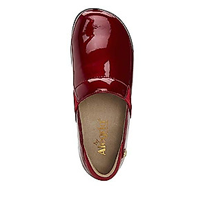 Alegria Women's Keli Cherry Bomb Patent Leather Shoes 9.5-10 Wide Width US