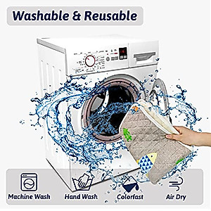 BNOSDM 3 Pcs Guinea Pig Cage Liners Washable Hamster Fleece Bedding Anti-Slip Reusable Bunny Pee Pads Super Absorbent Mats for Small Animals Rabbits Chinchilla Hedgehog