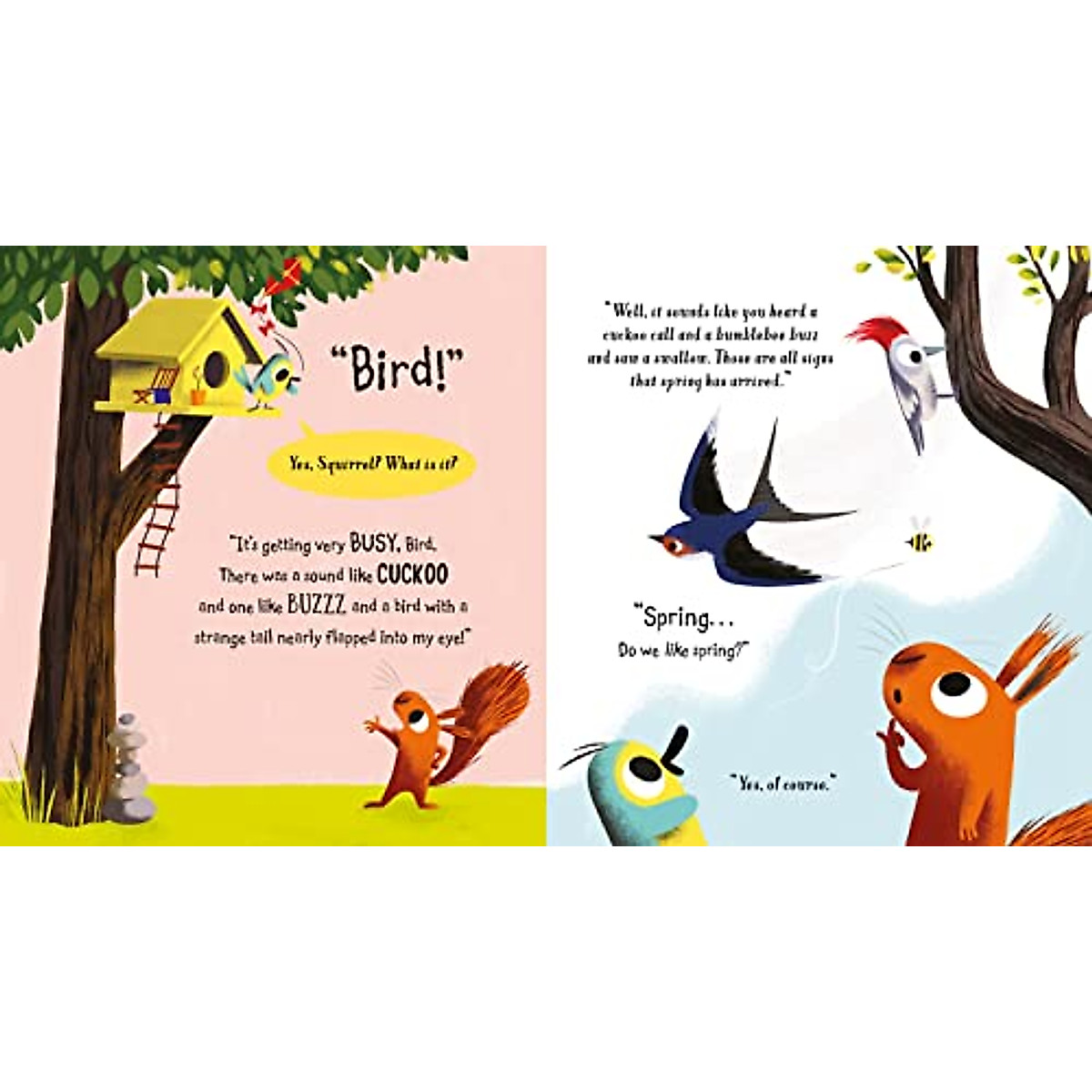 Don't Touch that Flower!: The Perfect Spring Book for Children and Toddlers (A Squirrel & Bird Book)