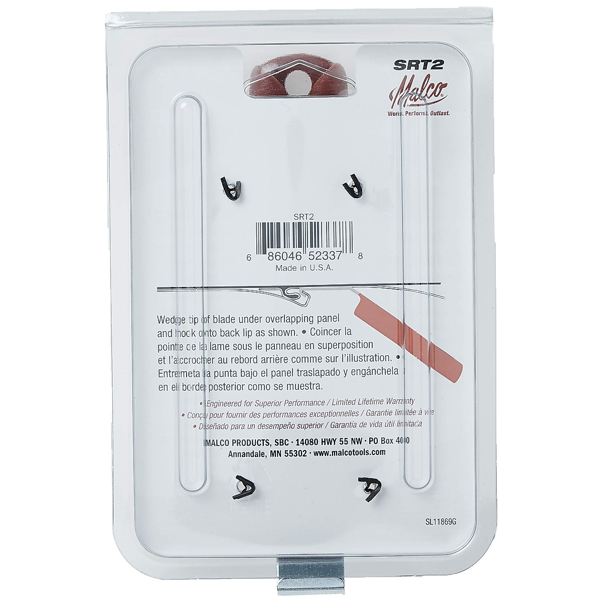 Malco SRT2-2 Siding Removal Tool , Red