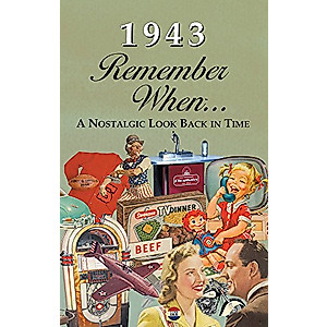 1943 REMEMBER WHEN CELEBRATION KardLet: Birthdays, Anniversaries, Reunions, Homecomings, Client & Corporate Gifts