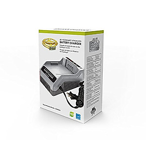 Snow Joe + Sun Joe iCHRG40 EcoSharp Lithium-Ion Battery Charger | 40 Volt , Gray