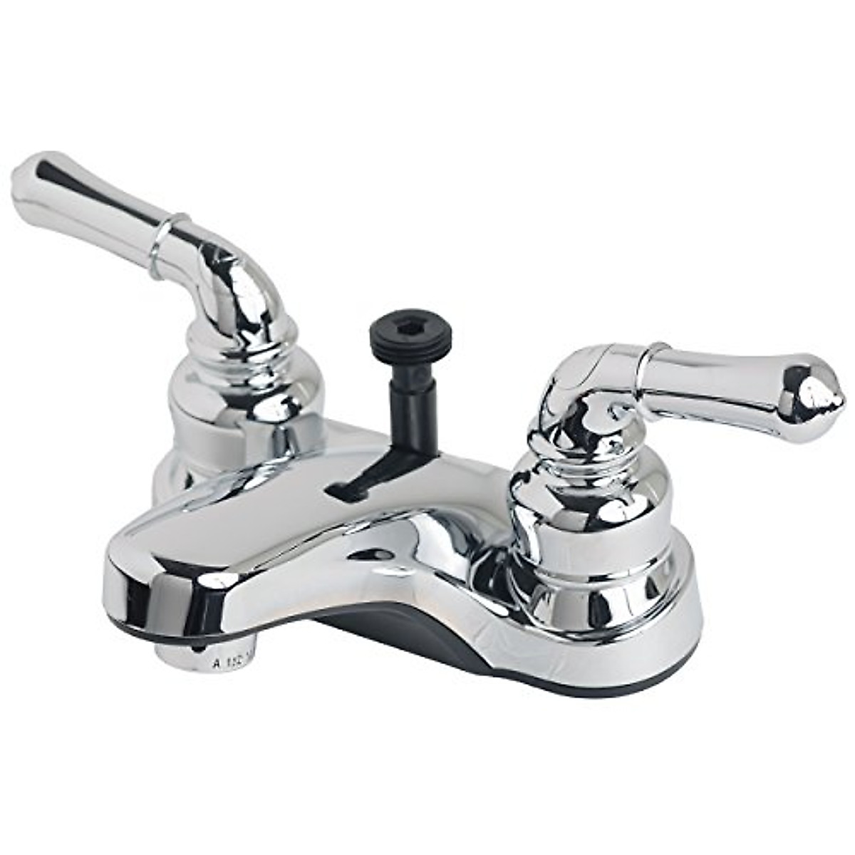 Builders Shoppe 2009CP/4120CP Motorhome Non-Metallic RV Diverter Lavatory Faucet with Hand Held Shower Set, Chrome Finish
