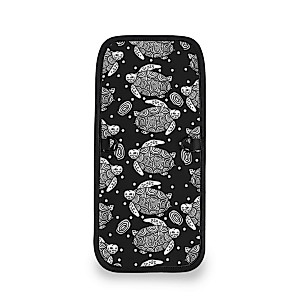 ALAZA Black Sea Turtle Polka Dot Small Crossbody Bags Travel Wallet Purse Passport Holder Mini Cell Phone Bag for Women