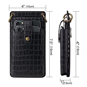 SINGBO Small Crossbody Cell Phone Purse for Women Lightweight Shoulder Bag with Credit Card Slots