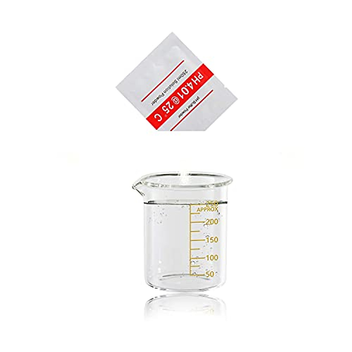 15 Pack 4.01 pH Meter Calibration Packets pH Buffer Solution Powder for Precise Accuracy of pH Tester