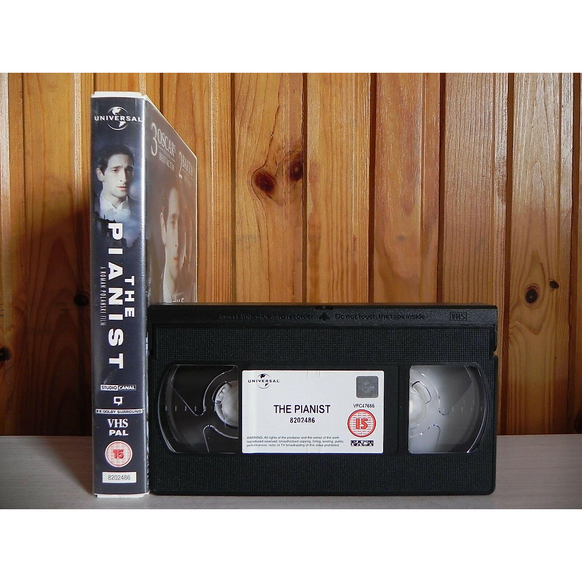 The Pianist: Based On True Story - 3 Oscars Winner - Adrien Brody - Drama - VHS