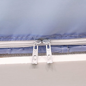 Mengersi Baby Crib Tent,Baby Pop Up Crib Tent to Keep Baby in,Toddler Crib Net Canopy- Mosquito Net (Crib Tent, Blue)(CAN36248)