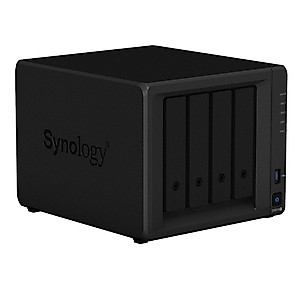 Synology DiskStation DS918+ NAS Server for Business with Intel Celeron CPU, 8GB Memory, 256GB SSD, 8TB HDD, Synology DSM Operating System