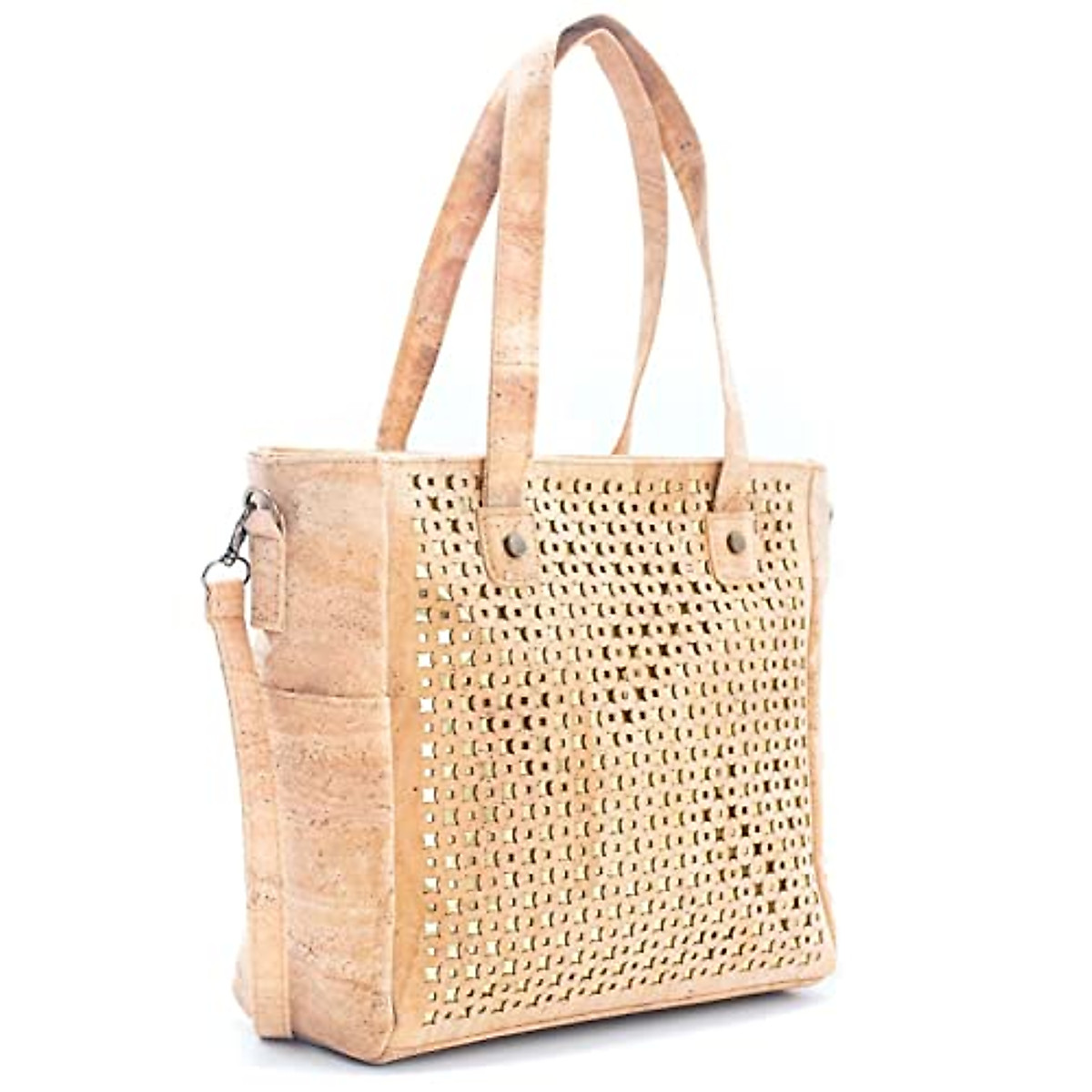 Handmade Vegan Portuguese Cork Purse Tote Bag for Women