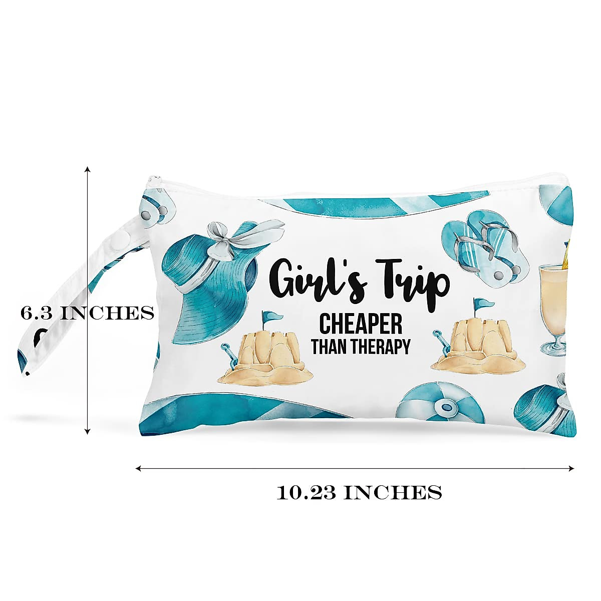 zcyxuuw Wet Bag, Wet Dry Bag, Wet Bag for Swimsuit, Travel, Beach, Pool, Diapers, Dirty Yoga Gym Clothes, Toiletries, Makeup Bag, Waterproof Reusable Beach Bag Ocean Starfish Decor, 2 Pcs Set.