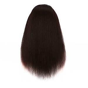 Hairingrid Mannequin Head 16" 100% Real Hair Hairdresser Cosmetology Mannequin Manikin Training Head Hair and Free Clamp Holder (R72026B0216)