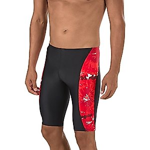 Speedo 7705652 Mens Burst Jammer, Speedo Red (601 - 006) - 26