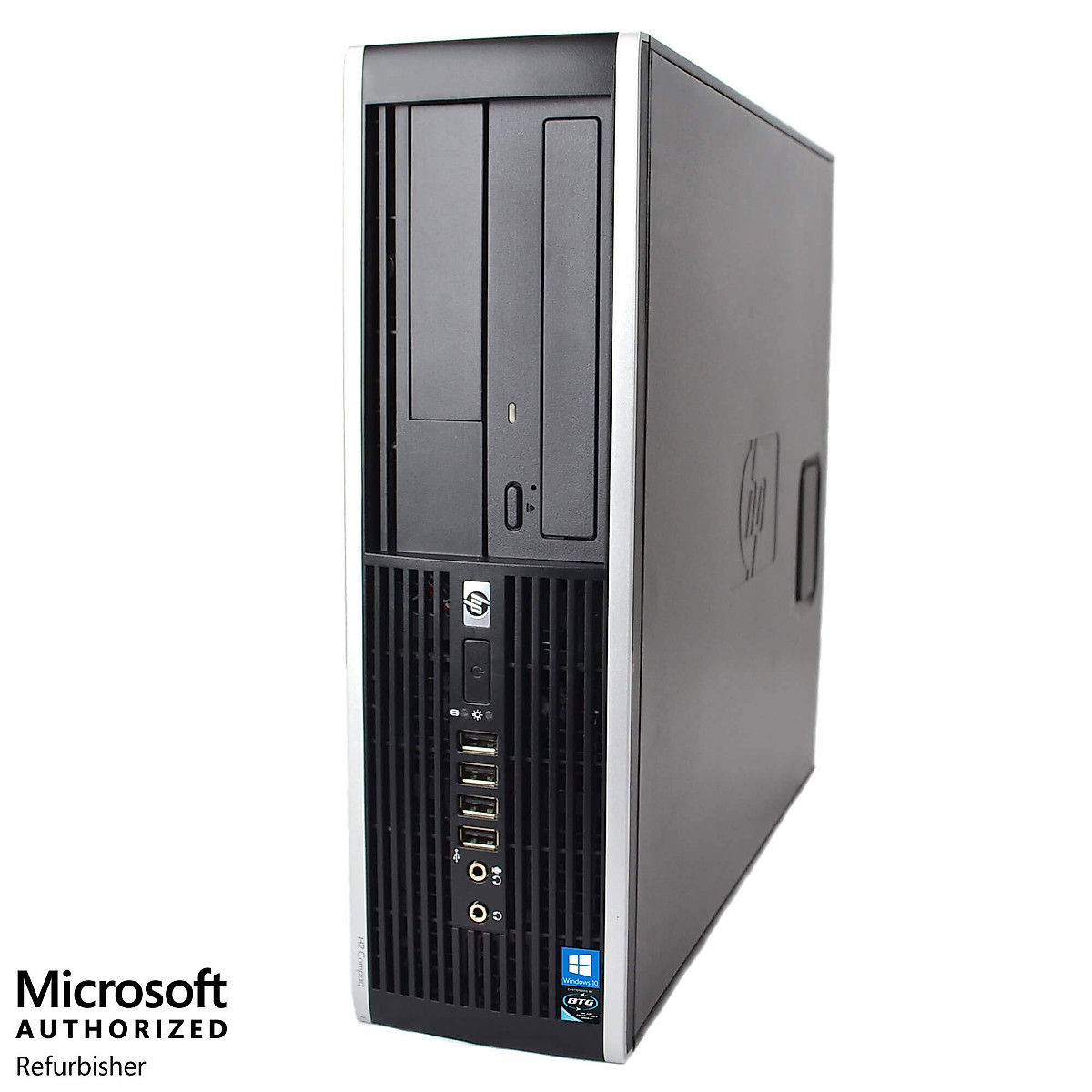 HP Professional Desktop Computer PC - Intel Quad Core i5 3.2-GHz, 8GB RAM, 240GB Solid State Drive, DVD, WiFi, Keyboard, Mouse, Windows 10 Professional (Renewed)