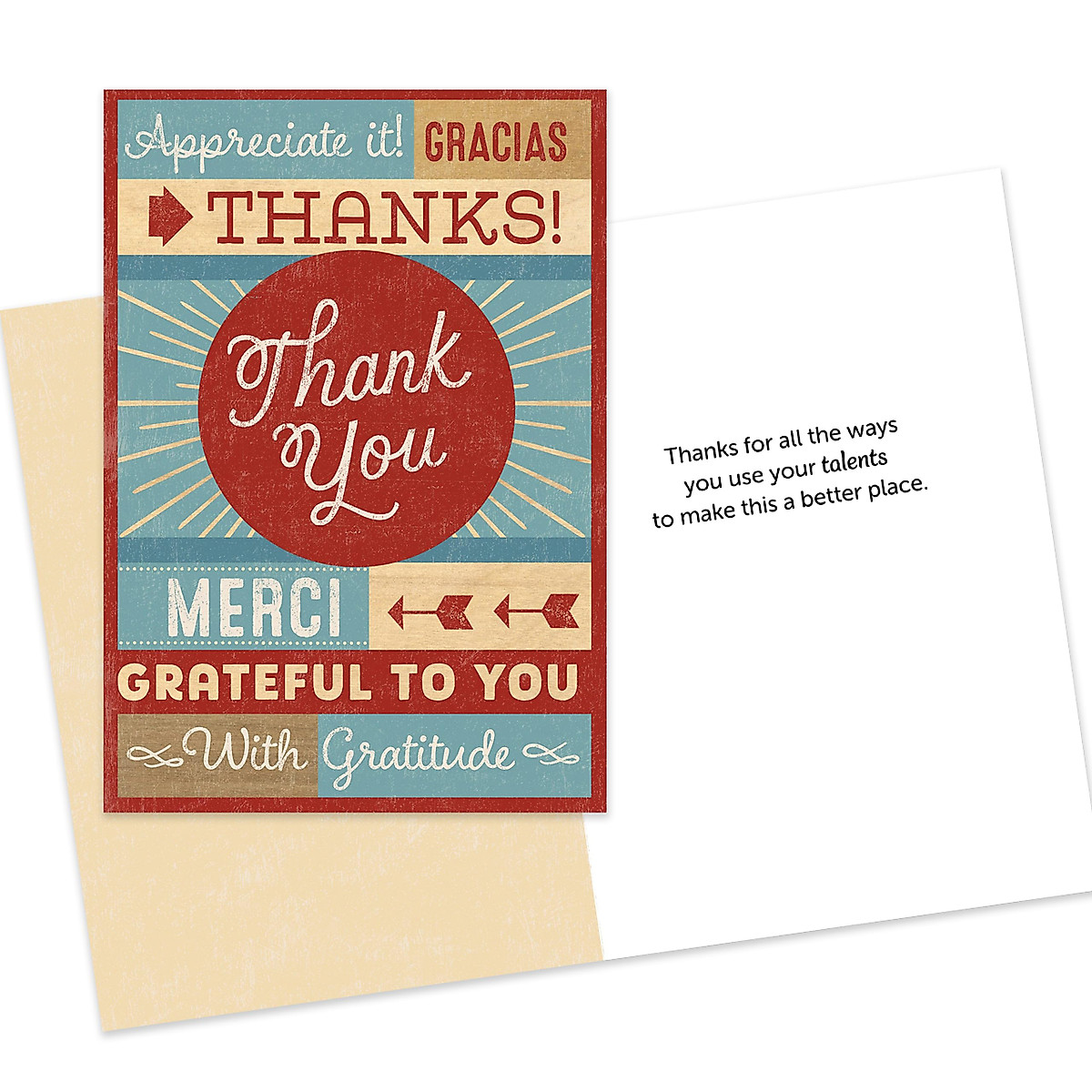 Hallmark Business (25 Pack) Assorted Employee Appreciation Cards (Star Qualities) for Customers, Employees, Clients, Members, Groups, Associations, Organizations, Churches, Patients, Staff