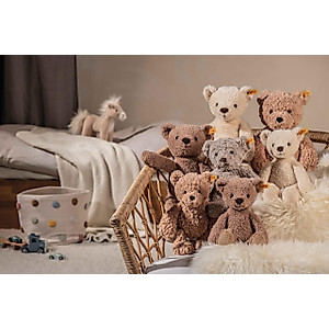 Steiff Jimmy Teddy Bear, Premium Teddy Bear Stuffed Animal, Teddy Bear Toys, Stuffed Teddy Bear, Teddy Bear Plush, Plushy Toy for Girls Boys and Kids, Soft Cuddly Friends (Light Brown, 16")