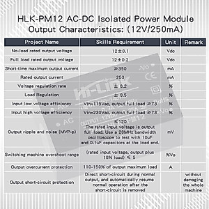 EC Buying AC-DC Isolated Power Module Smart Home Switching Power Module Mini Buck Power Module 220v to 12v HLK-PM12 DC Power Module AC DC Converter 220V to 12V (3PCS)