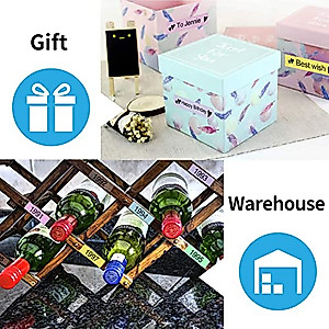 Ptouch Tape 12mm 0.47 Inch Laminated Clear/Purple/Blue/Pink/Lemon Yellow/Mint Green Replacement for Brother TZe Tape Compatible with Brother P Touch PT-H110 D210 D400 1280 1800 Label Maker Tape,6 Pack