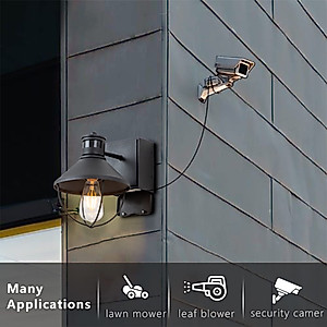 OUPAVOCS Outdoor Porch lights with GFCI Outlet, 3 Modes Motion Sensor Exterior Barn Lights,Outside Dusk to Dawn Light Fixture Wall Mount,Waterproof Farmhouse Wall Sconce for House,Patio(Bulb INCLUDED)