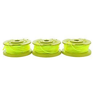 Ryobi One PLUS+ AC80RL3 OEM .080 Inch Twisted Line and Spool Replacement for Ryobi 18v, 24v, and 40v Cordless Trimmers (3 Pack)