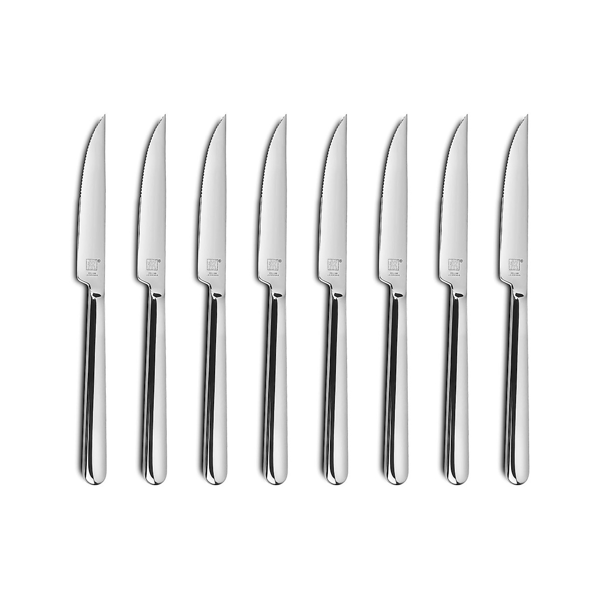 Zwilling J.A. Henckels Stainless Steel Steak Knife Set with Wood Presentation Box