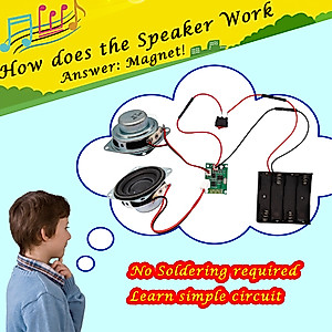 Build Bluetooth Speaker Kit Teen Girl Boy Gifts - Toys for Ages 8 9 10 11 12 13 14 15 16 and up - Gift for Teenage Girl Boy - Cool Stuff Gift Ideas for Teens - Novelty Toy Gifts for Kids or Friends