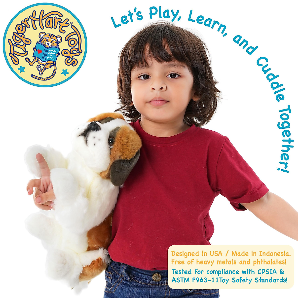 TigerHart Bernadette The Saint Bernard - 17 Inch Stuffed Animal Plush