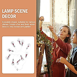 ibasenice LED String Lamp Lightbulb String Light Festival Fairy Light Holiday Party Hanging Light Decoration for Home Garden Yard Lawn