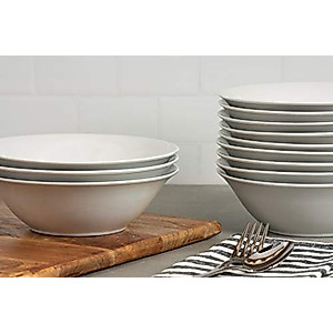 10 Strawberry Street 7" Catering Round Cereal Bowl, Set of 12 White