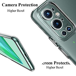 Unov Case Compatible with OnePlus 9 Pro 5G Clear with Design Soft TPU Shock Absorption Slim Embossed Pattern Protective Back Cover OnePlus 9 Pro 5G Case 6.7 inch (Rainbow Dinosaur)