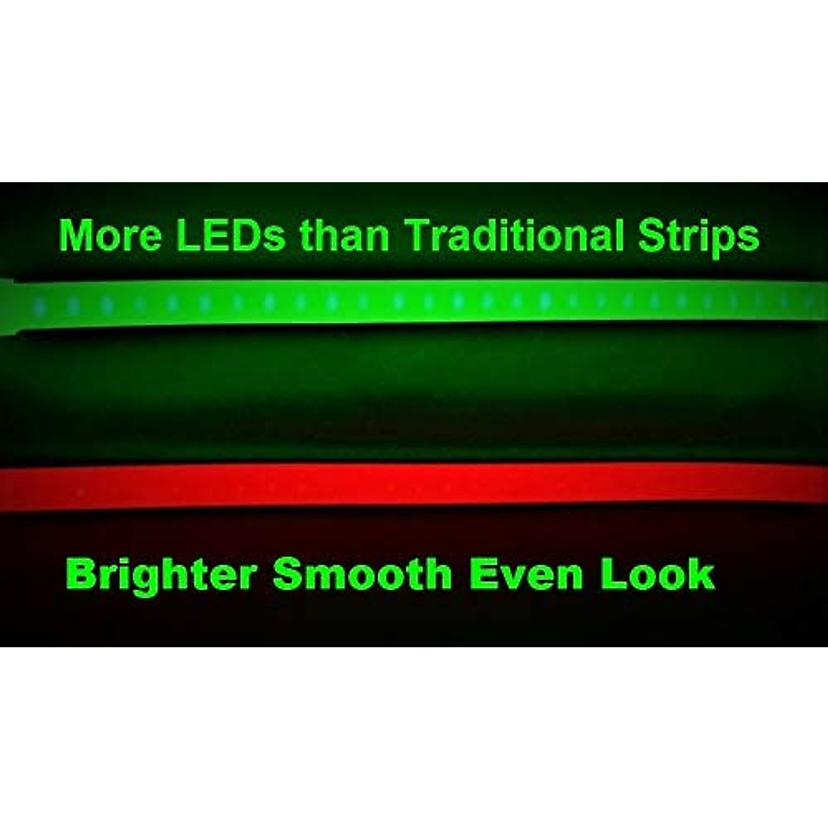 Green Blob Outdoors Marine Navigation LED Strips Kit for Pontoon, Bass, Sk,i Wave Runner, Jon Boats and Kayaks (Neon Style Red, Green)