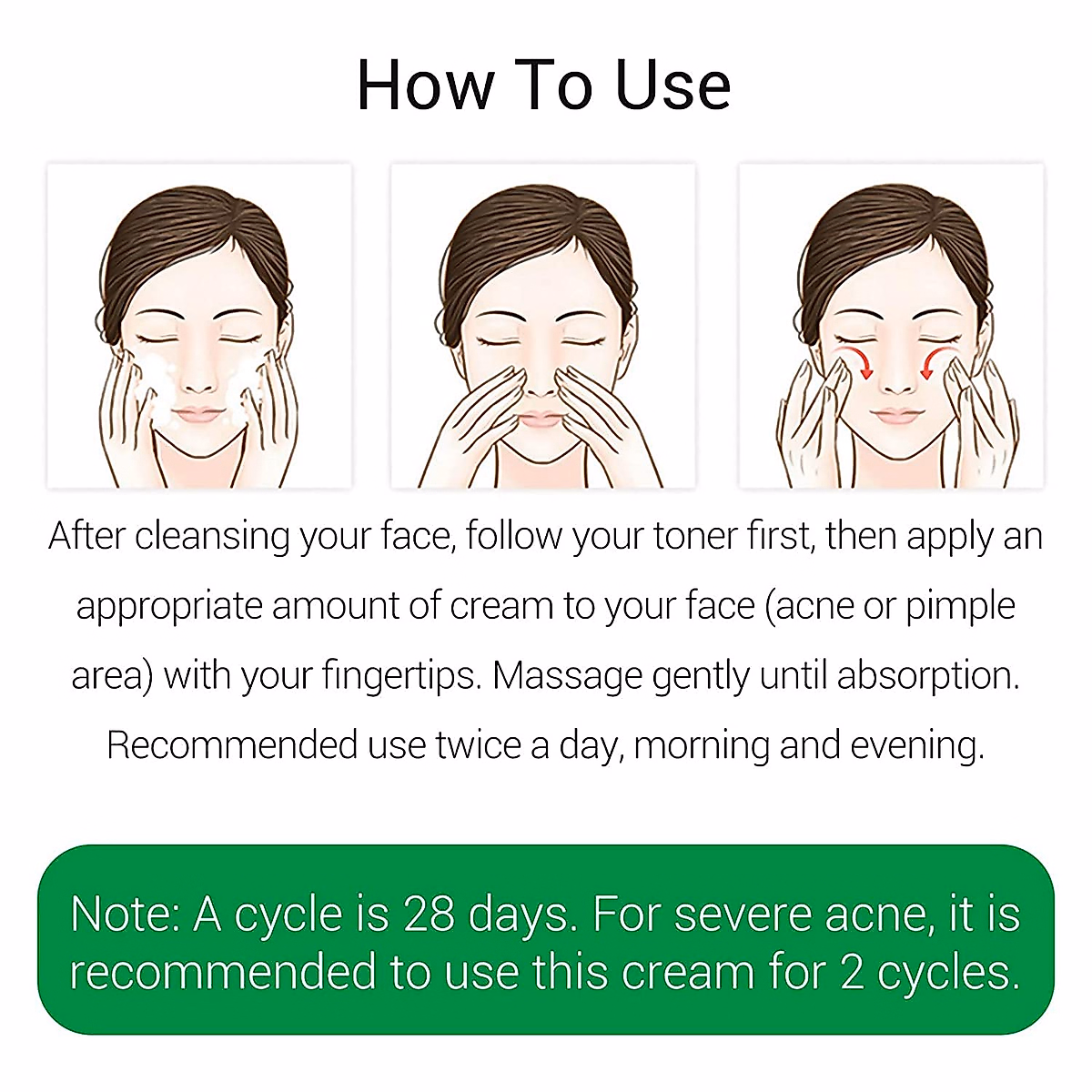 BREYLEE Acne Treatment Cream, Tea Tree Oil Acne Cream for Clearing Severe Acne, Breakout, Remove Pimple and Repair Skin (20ml,0.7oz)