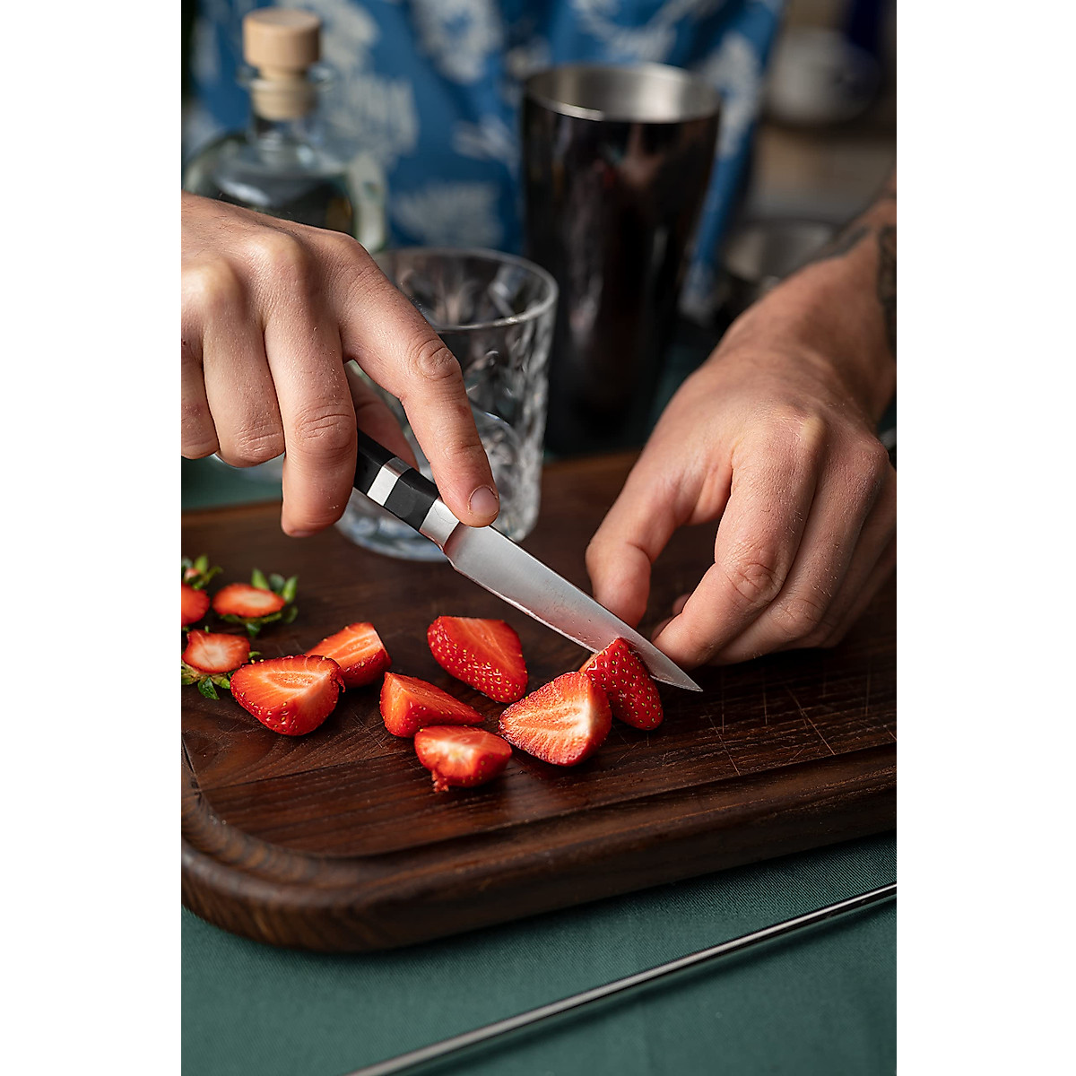 F. DICK – 1905 Paring Knife - Kitchen knife with 3.5" blade & 56 HRC - Ideal for small cutting work & decorations - Stainless steel - Ultra sharp - Ergonomic handle - High carbon