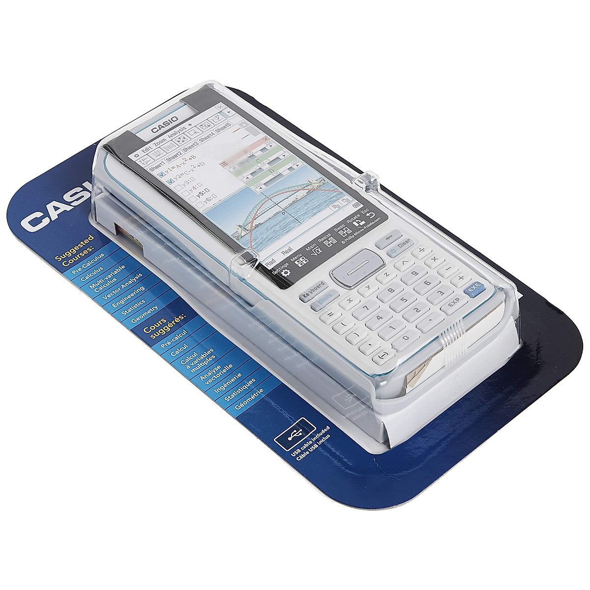 Casio Touchscreen with Stylus Graphing Calculator, 4.8 (fx-CG500)