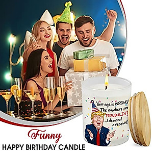 Birthday Gifts for Men - Gifts for Women - Bestfriend Gifts - Men Gifts for Dad - Unique Gifts for Men - Birthday Candles Gift Vanilla Lavender - Scented Candle 10oz