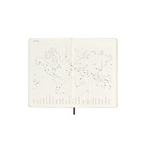 Moleskine Limited Edition Alice In Wonderland 12 Month 2023 Weekly Planner, Hard Cover, Large (5" x 8.25"), Alice