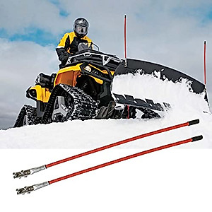 SUONE Snow Plow Blade Marking Guide Kit 27 '' Never Break 304 Stainless Steel Connector for Blizzard Boss SNO Western Snow Plow More Pickups SUV UTV ATV